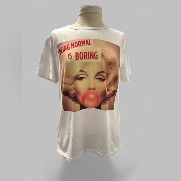 Kate Hewko | Tops | Kate Hewko Marilyn Screen Print Graphic Tshirt With ...
